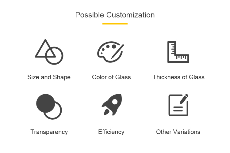 CdTe Solar Photovoltaic Glass For Facades & Ventilated PV Systems ...